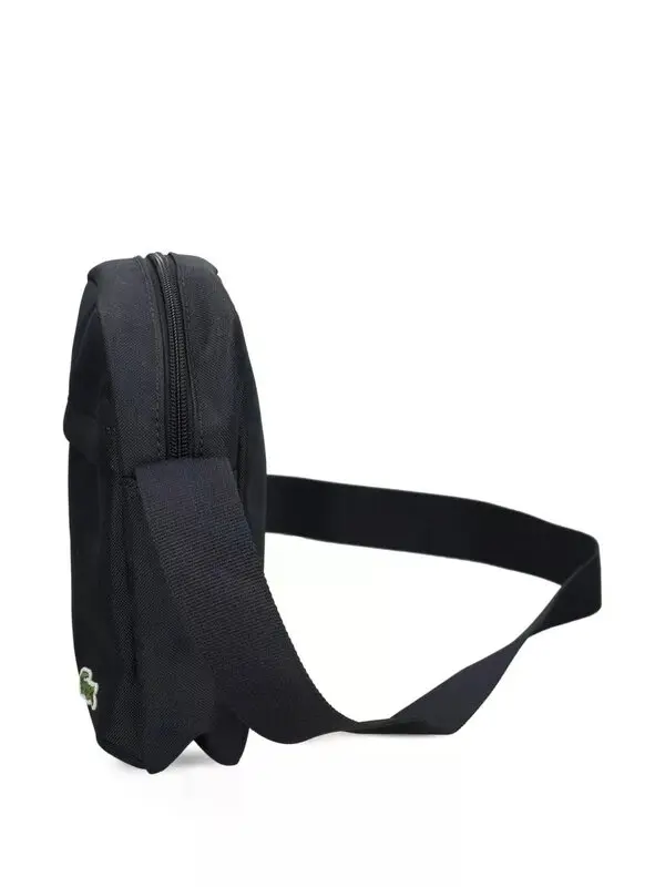 Lacoste Logo-appliqué Shoulder Bag - Black