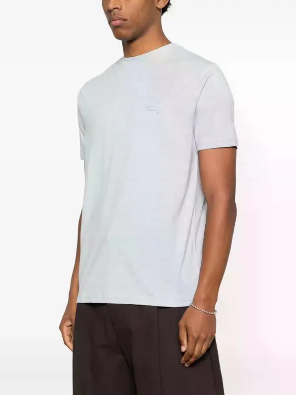Karl Lagerfeld Logo-patterned T-shirt