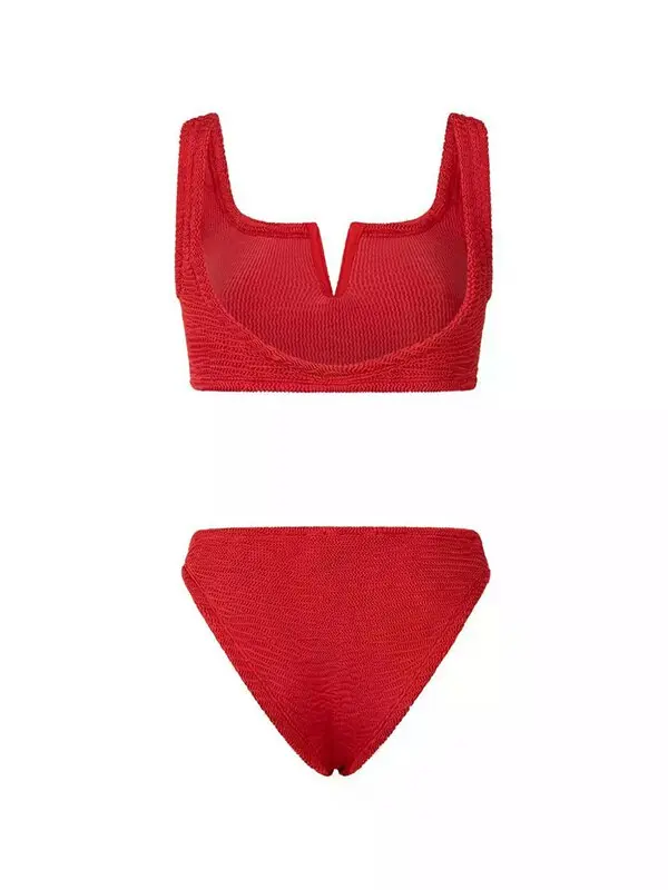 PARAMIDONNA Serena Textured Bikini - Red
