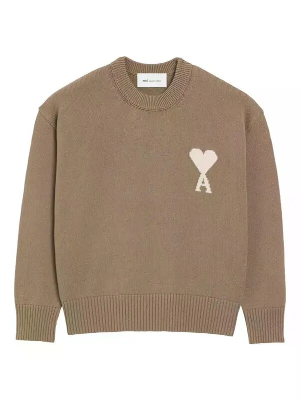 AMI Paris De Coeur Crewneck Sweater