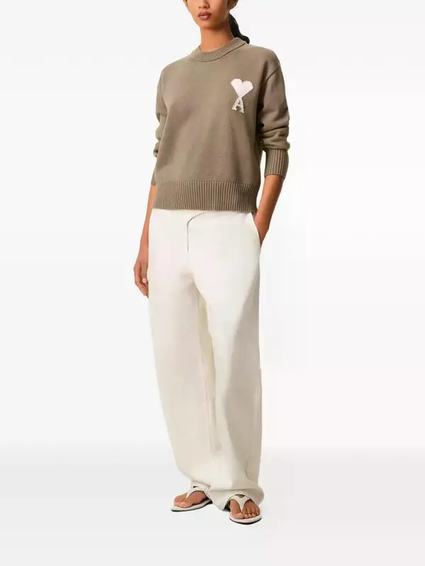 AMI Paris De Coeur Crewneck Sweater