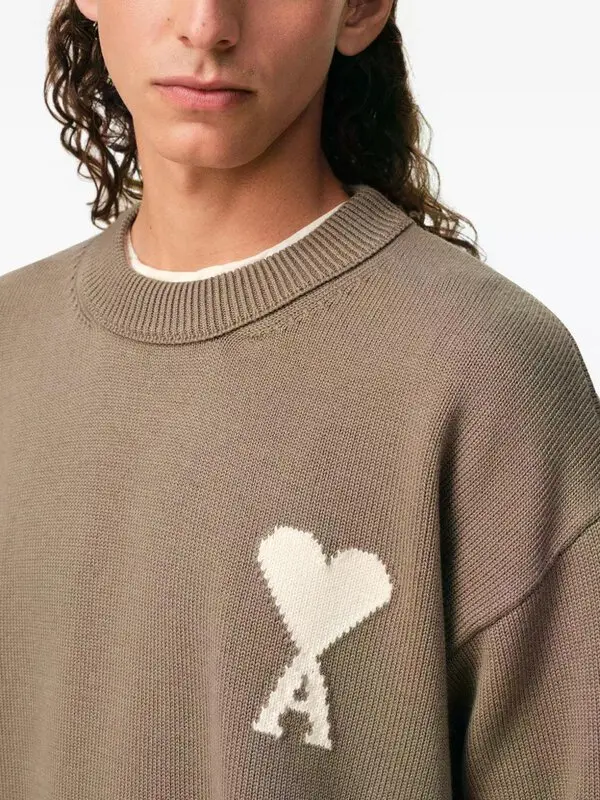 AMI Paris De Coeur Crewneck Sweater