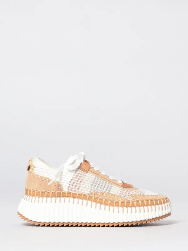 Chloé Lace-up Sneakers - Brown