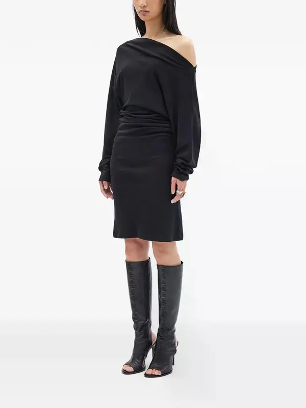ANN DEMEULEMEESTER Bila Dropped-shoulder Midi Dress