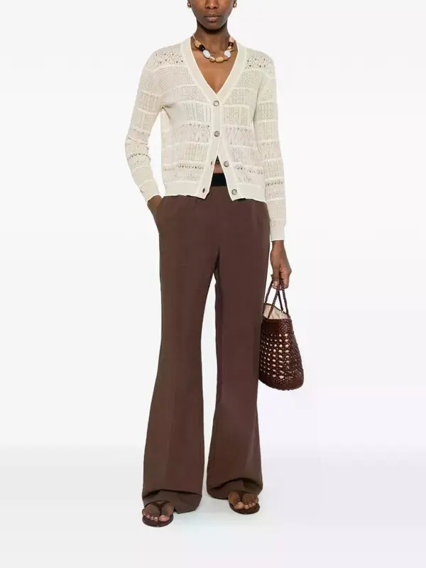 ERMANNO FIRENZE V-neck Button Cardigan