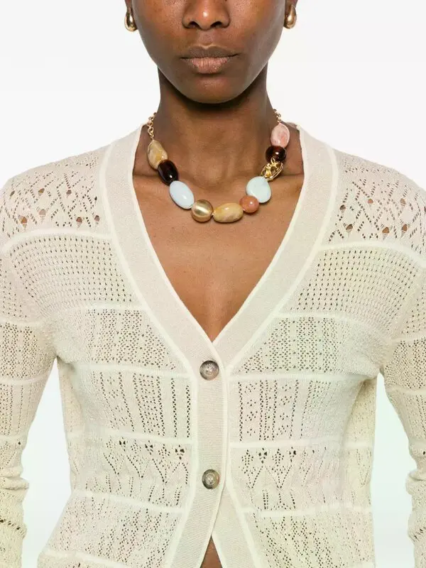 ERMANNO FIRENZE V-neck Button Cardigan