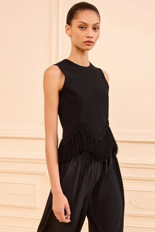 Ulla Johnson Koa Fringe Knit Top