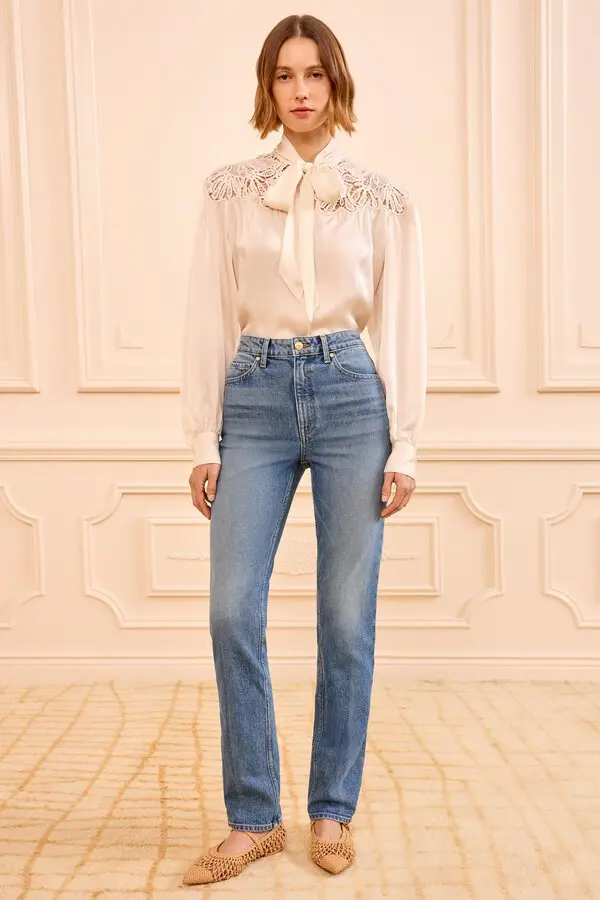 Ulla Johnson The Agnes Stretch Jean - Danube