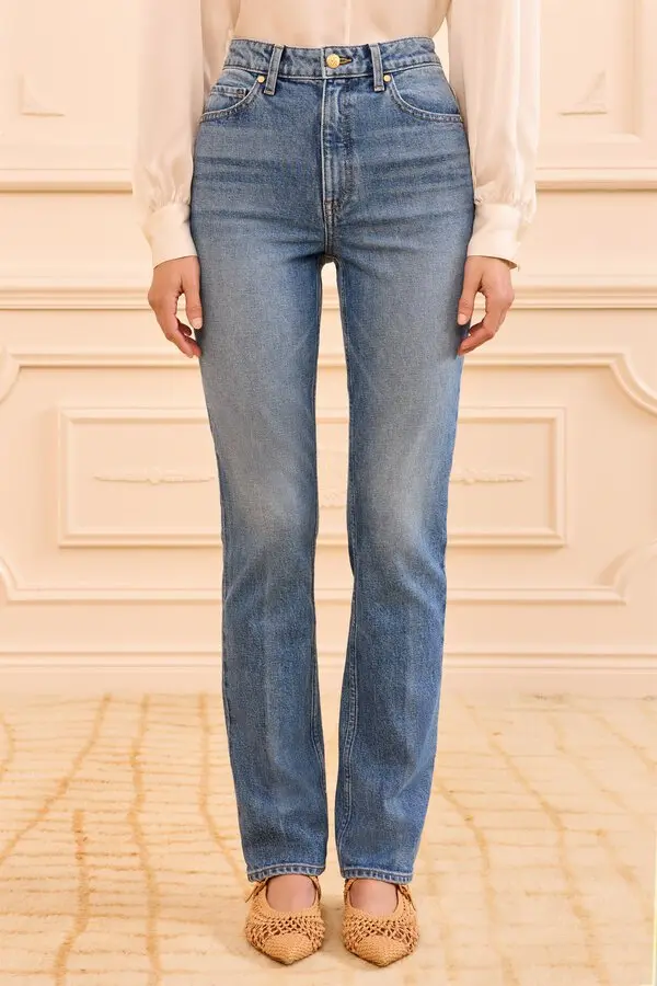 Ulla Johnson The Agnes Stretch Jean - Danube