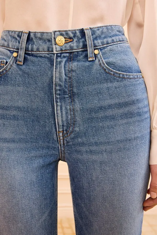 Ulla Johnson The Agnes Stretch Jean - Danube