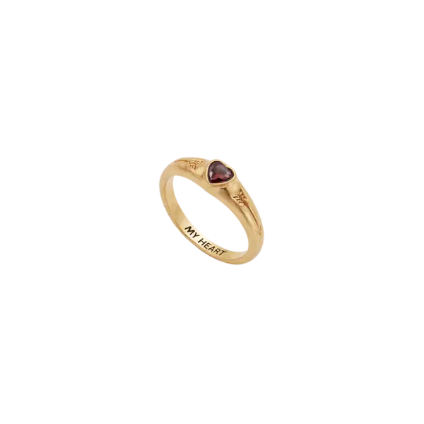 FABLE ENGLAND My Heart Signet Ring - Gold