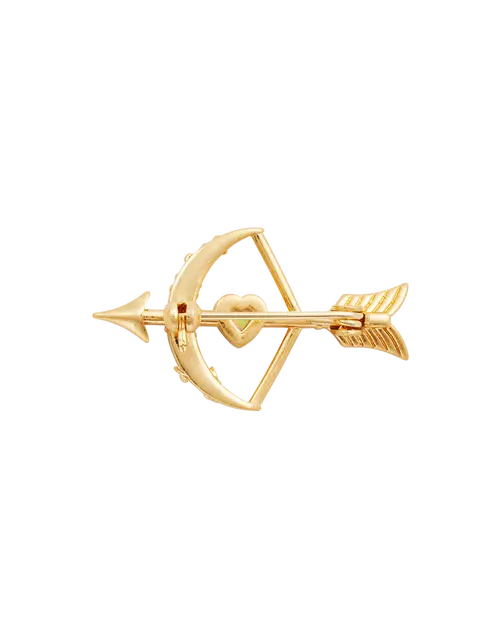 FABLE ENGLAND Cupid's Bow And Arrow Brooch