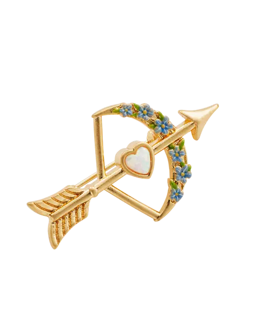 FABLE ENGLAND Cupid's Bow And Arrow Brooch