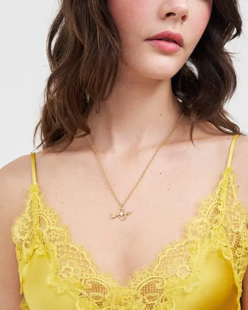 FABLE ENGLAND Cupid's Bow & Arrow Necklace