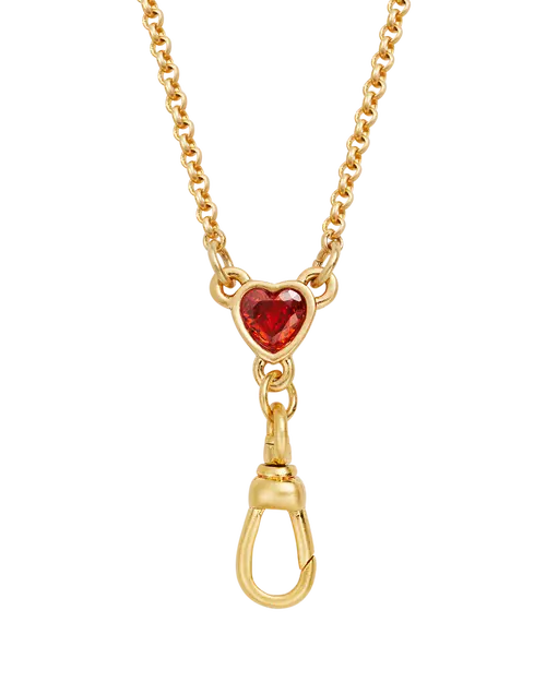 FABLE ENGLAND Love Heart Clasp Chain Necklace