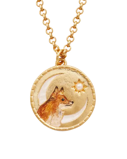 FABLE ENGLAND Fox Spirit Guide Necklace