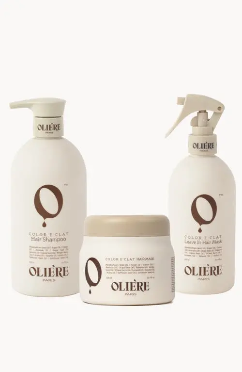 OLIERE PARIS Color Éclat Essential Color-care Hair Care Trio - None