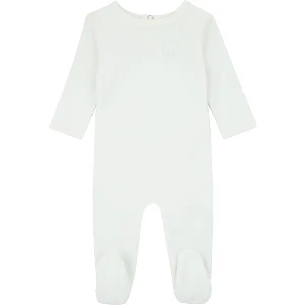 NOGGIWEAR Footed Teddy Jumpsuit - Ivory