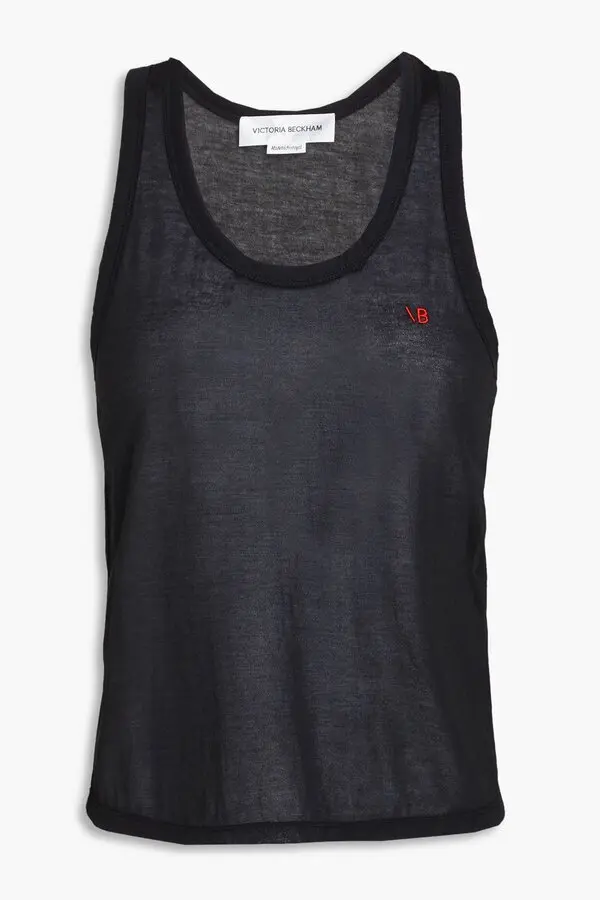 Victoria Beckham Cotton-jersey Tank