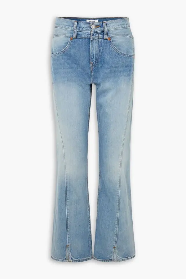RE/DONE Mid-rise Flared Jeans