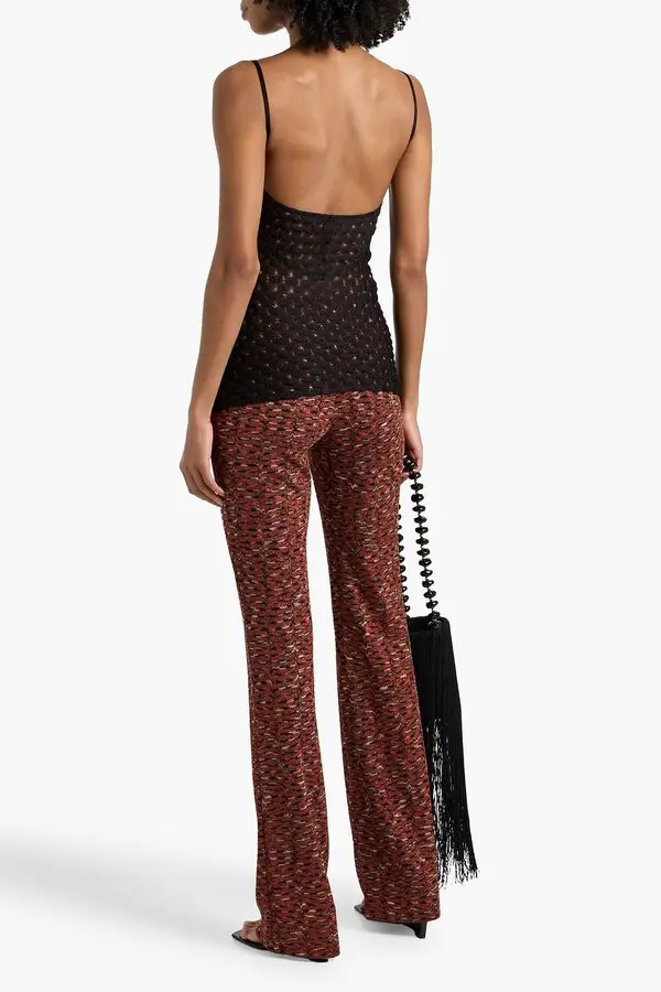 Missoni Metallic Spacedyed Bootcut Pants