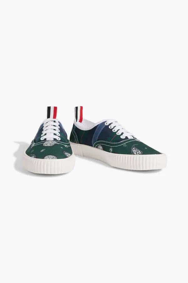 Thom Browne Heritage Canvas Sneakers