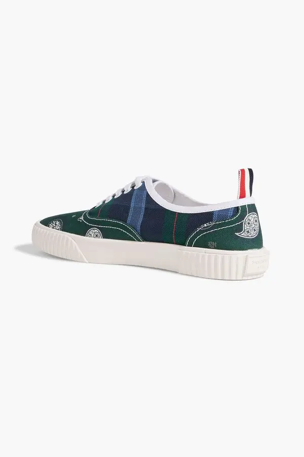 Thom Browne Heritage Canvas Sneakers