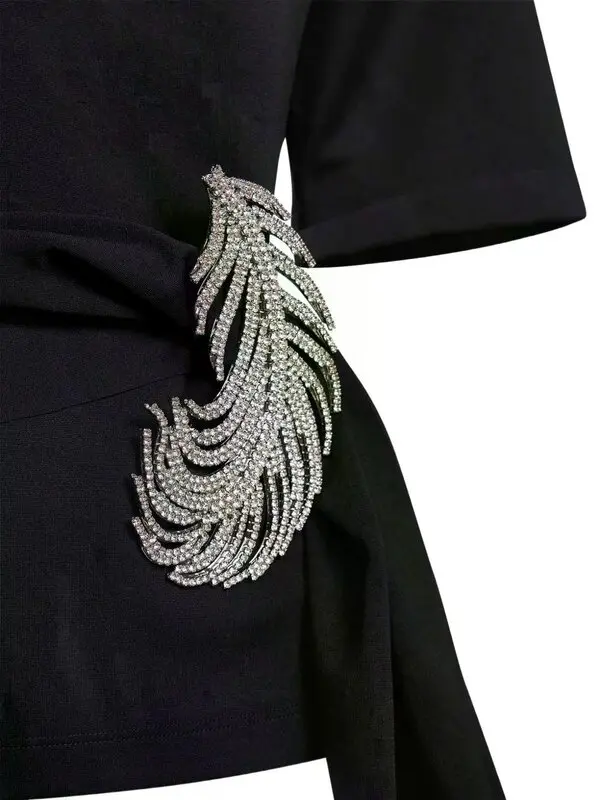 Giuseppe Di Morabito T-shirt With Feather Detail