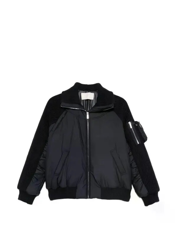CIRCUS HOTEL Padded Patch-pocket Jacket - Blue