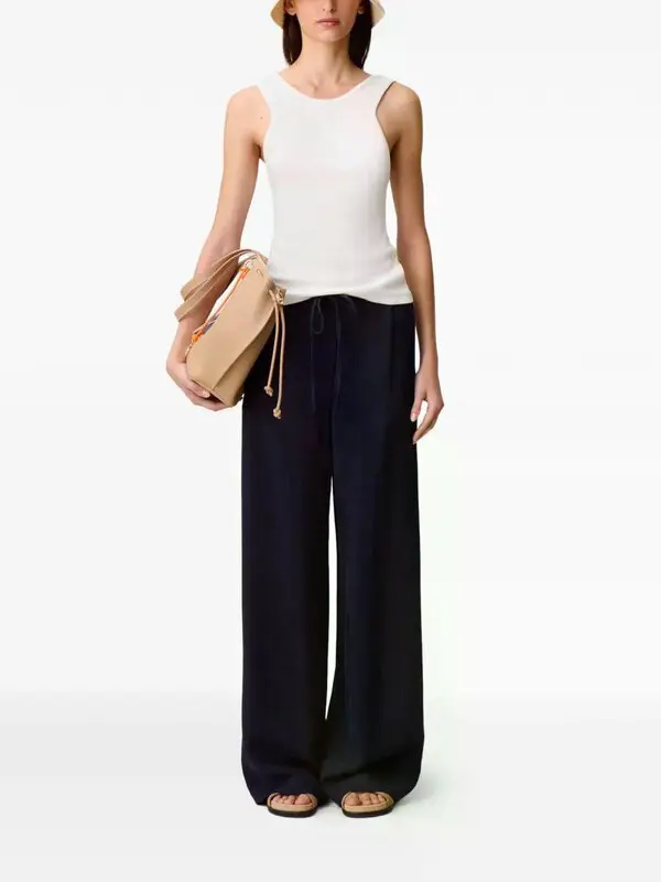 Claudie Pierlot Wide Leg Drawstring Trousers