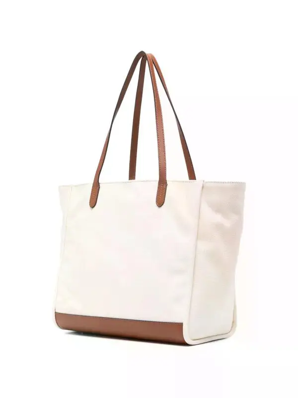 Ralph Lauren Logo-appliqué Shoulder Bag - Neutrals