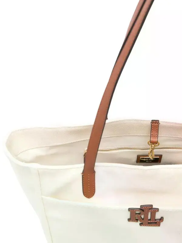 Ralph Lauren Logo-appliqué Shoulder Bag - Neutrals
