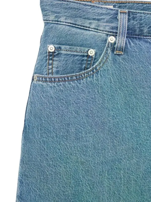 LEVI'S Logo-patch Denim Shorts