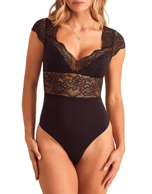 ADORE ME Meave Bodysuit Lingerie - Black