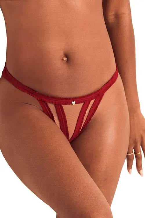 ADORE ME Lovisa Cheeky Panties - Dark Red