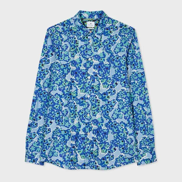 Paul Smith Bold Florals' Long Sleeve Shirt