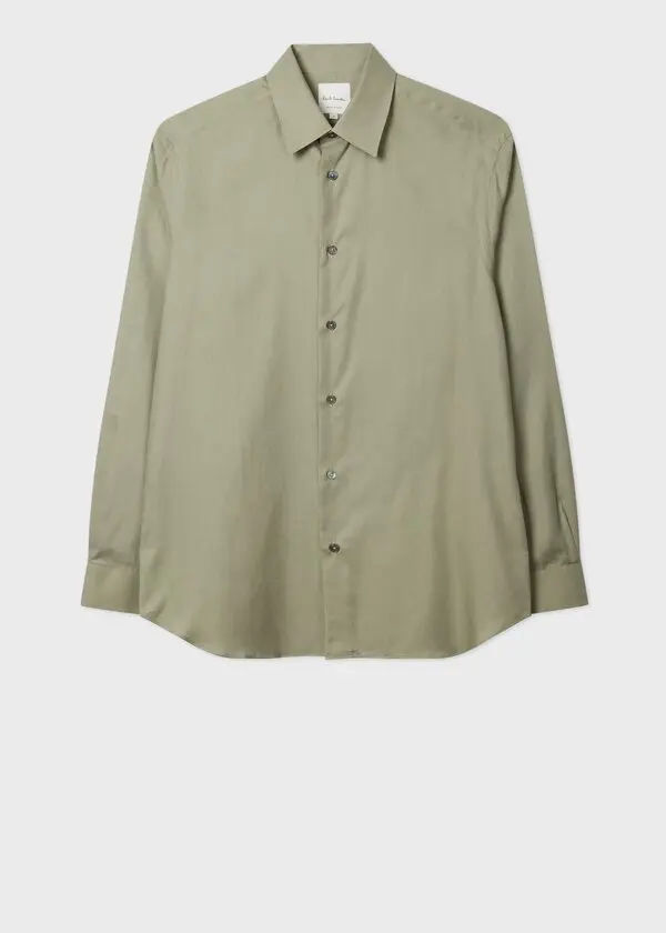 Paul Smith Sage Cotton Shirt