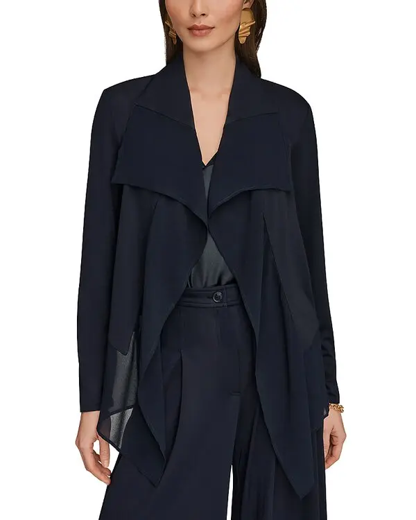 Donna Karan New York Mixed Media Jacket