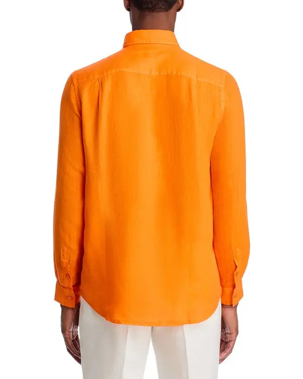 Vilebrequin Caroubis Linen Shirt - Apricot
