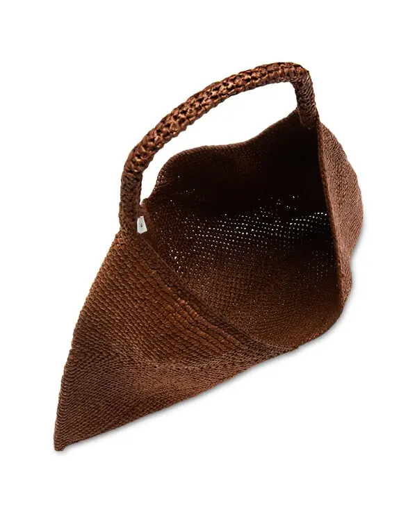 A.L.C. Sid Raffia Tote Bag - Chocolate