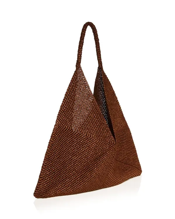 A.L.C. Sid Raffia Tote Bag - Chocolate