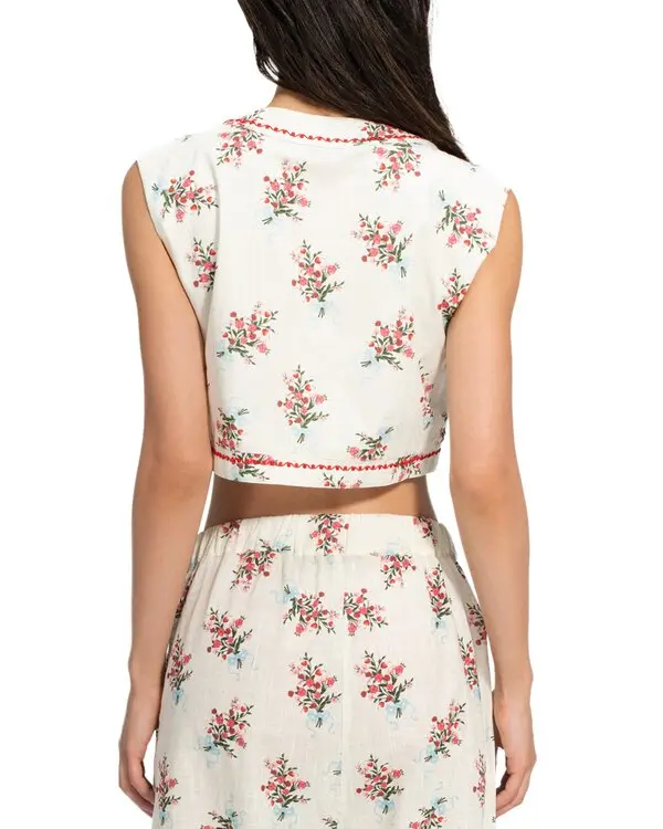 Agua Bendita Madison Cherish Embroidered Vest