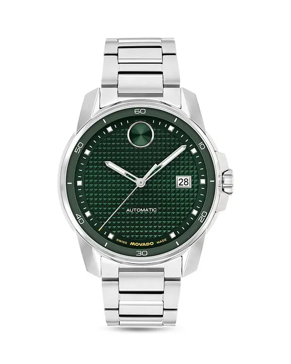 Movado Bold Verso Automatic Watch - Green/stainless Steel