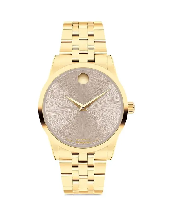 Movado Museum Classic Automatic Watch, 33mm - Gray/gold
