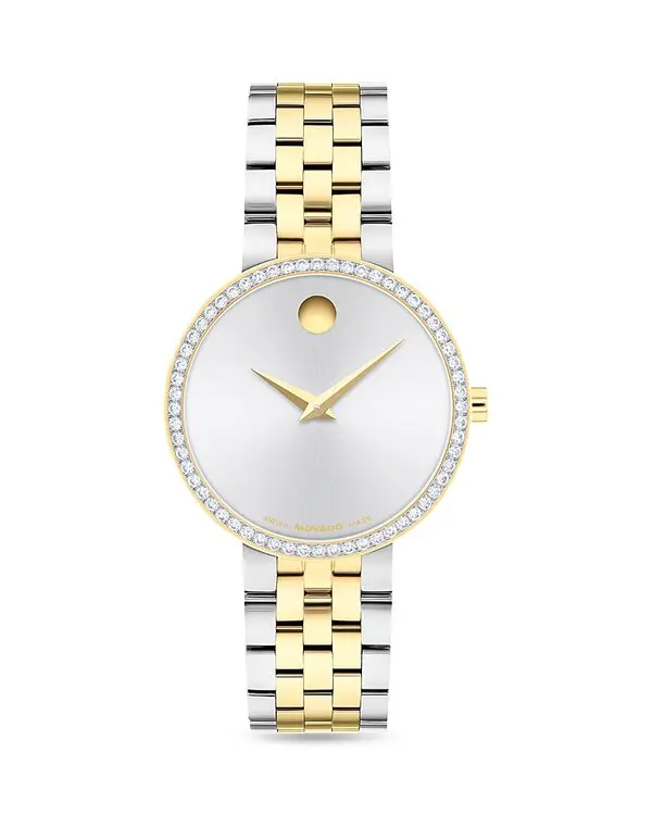 Movado Museum Classic Watch - Silver White/two-tone