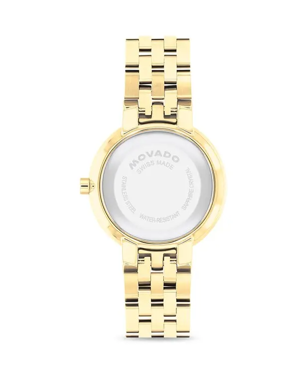 Movado Museum Classic Watch, 29.5mm - Silver White/gold