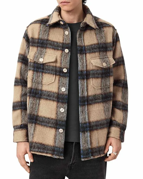 ALLSAINTS Mogamy Plaid Shirt