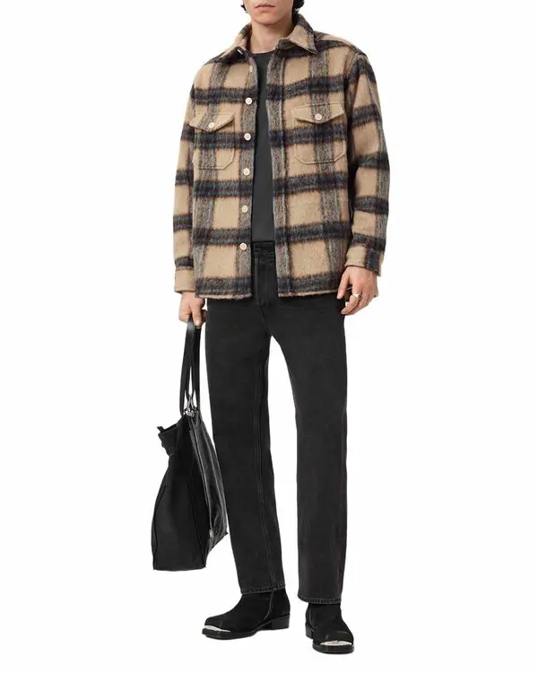 ALLSAINTS Mogamy Plaid Shirt