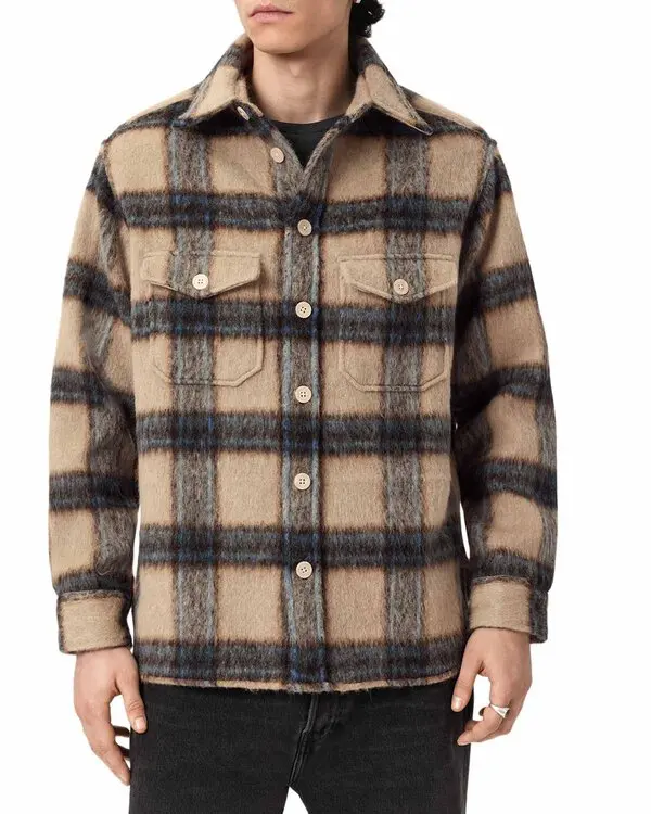ALLSAINTS Mogamy Plaid Shirt