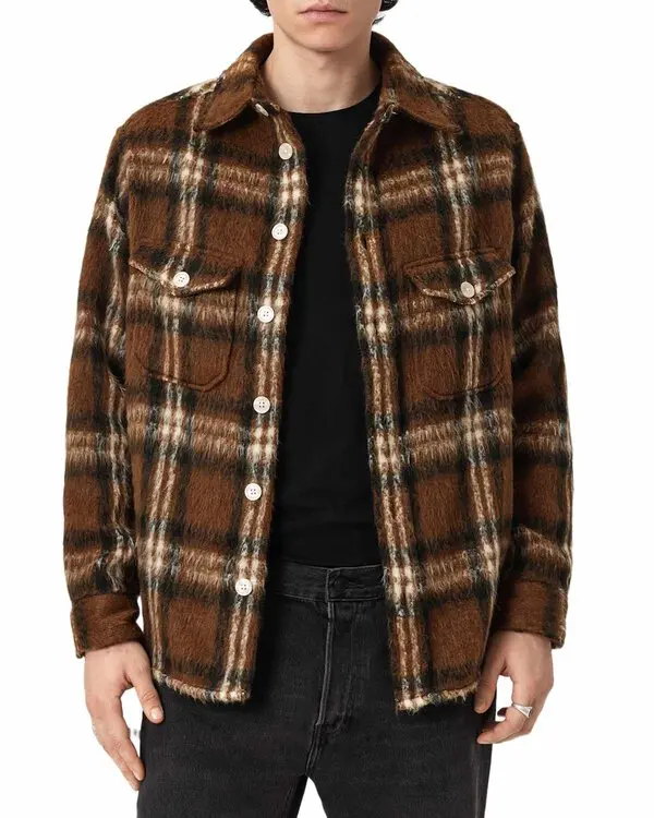 ALLSAINTS Royodo Plaid Shirt